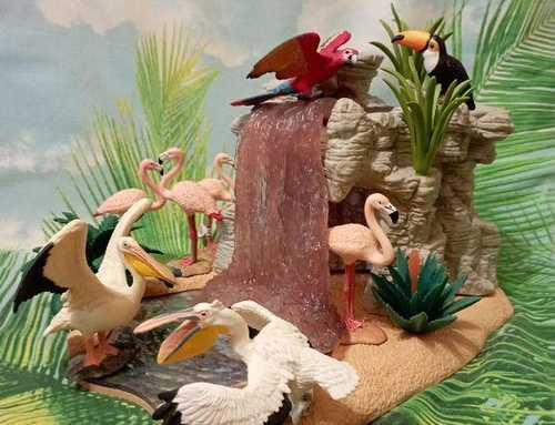 Schleich 42257 водопад. Шляйх птицы