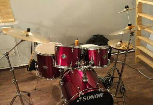 Акустические барабаны sonor smf 11 + Zildjian ZBT