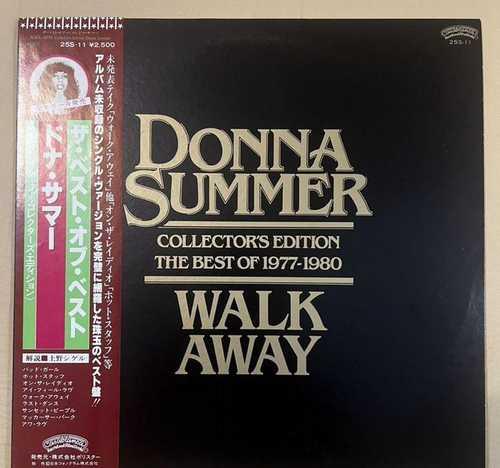 Donna Summer "Walk Away - The Best Of 1977-1980"LP