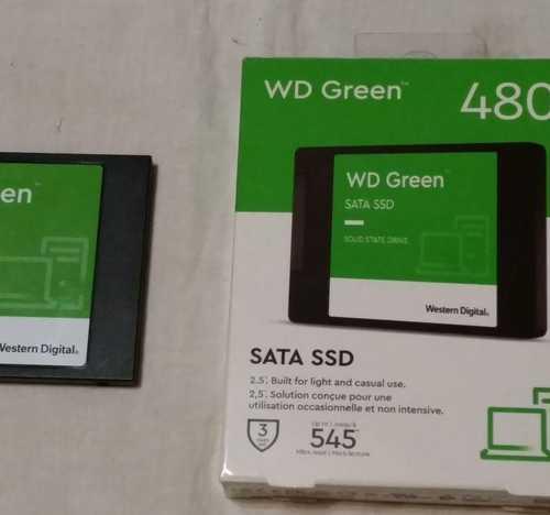 Ssd Диск Wd Green SATA-3 2.5 480 Гб