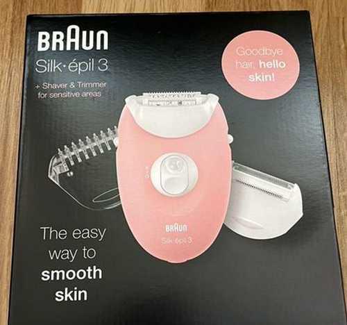 Эпилятор braun silk epil 3. 5320. Новый