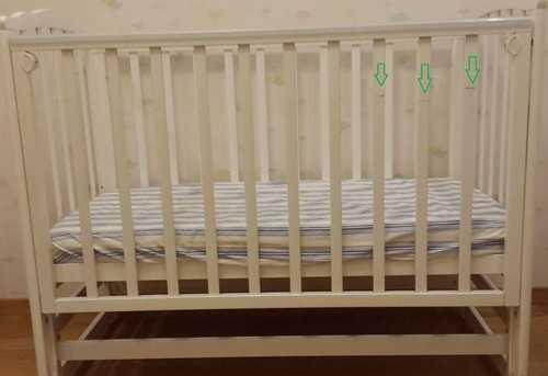 Детская кровать Кристина Красная Звезда Можга