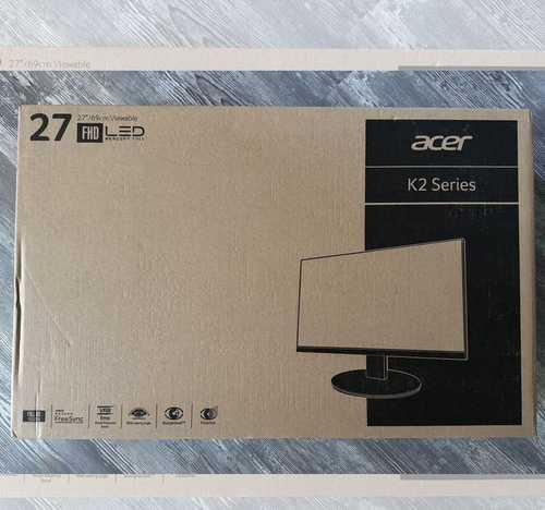 27" Монитор Acer K272hlhbi Black