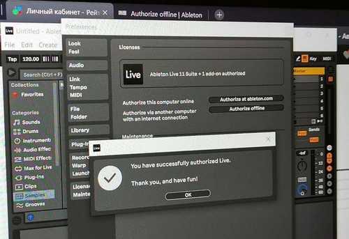 Ableton live 11 Suite / Standard лицензия (AUZ)