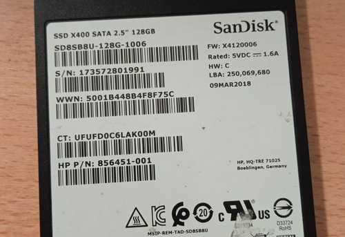 Ssd 128gb SanDisk + помощь Win10