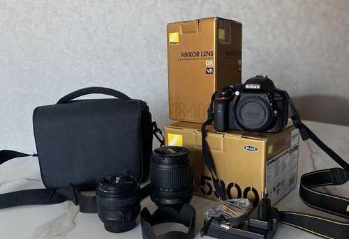 Зеркальный фотоаппарат Nikon D5300 + 2 объектива