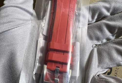 Красный ремешок для часов Tissot PRC 200 T114.417