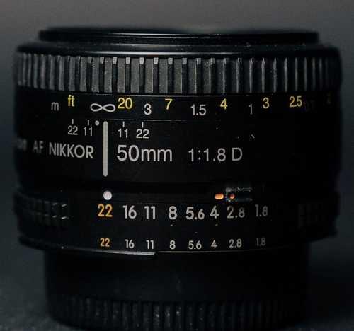 Nikkor 50mm f/1.8 D