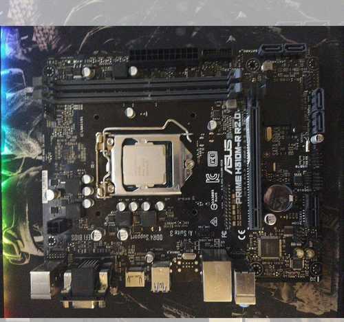 Asus prime h310m r r2.0 intel i3 8100