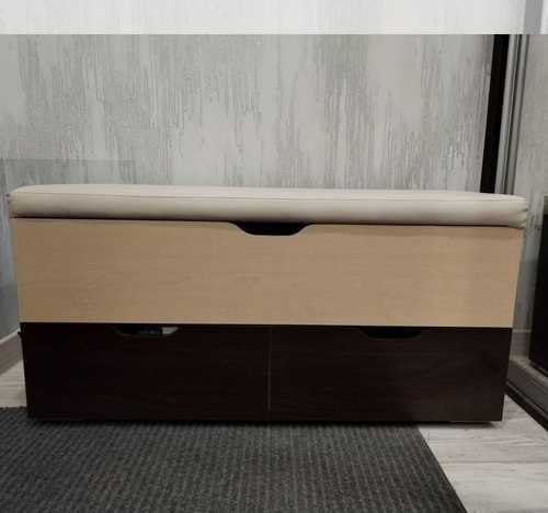 Тумба в прихожую с сиденьем