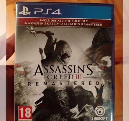 Assassin's creed 3 remastered playstation 4