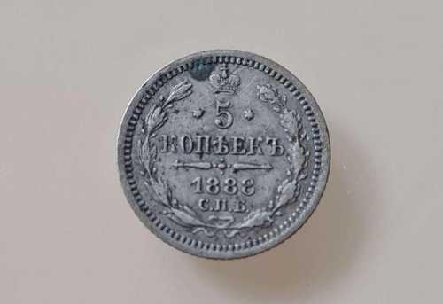 Монета 1888 года