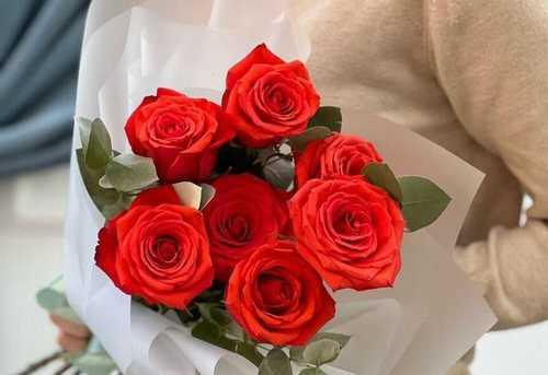 Букет красных роз / Розы
