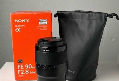 Объектив Sony FE 90mm f/2.8 Macro G OSS