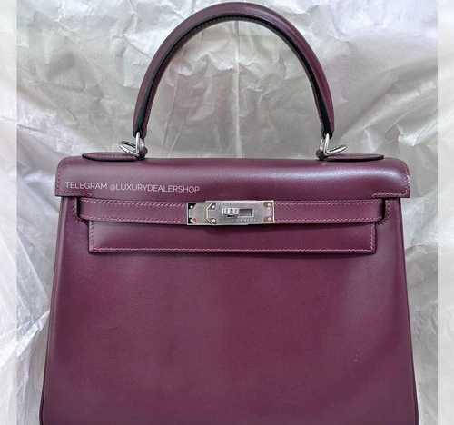 Сумка Hermes Kelly 28 Box ручная работа