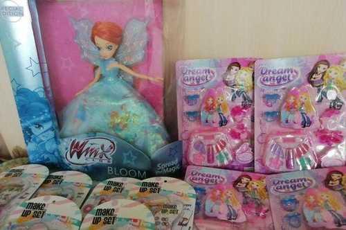 Подарочный набор Кукла Winx + набор детс.косметики
