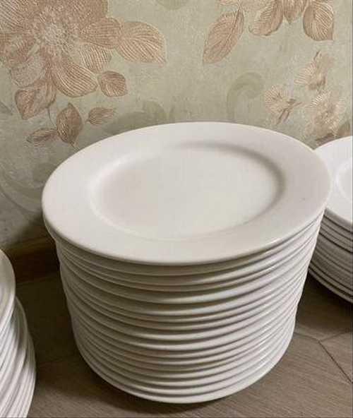 Тарелки белые фарфоровые dudson, kunst werk