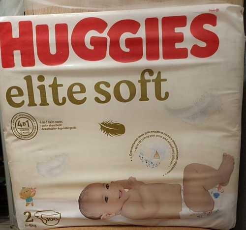 Подгузники Huggies Elite Soft 2