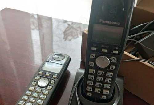 Panasonic телефон с двумя станциями