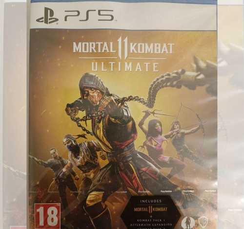 Диск для ps5 mortal Kombat 11 ultimate