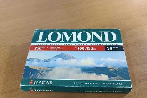 Фотобумага бумага Lomond 10x15 см 37 листов