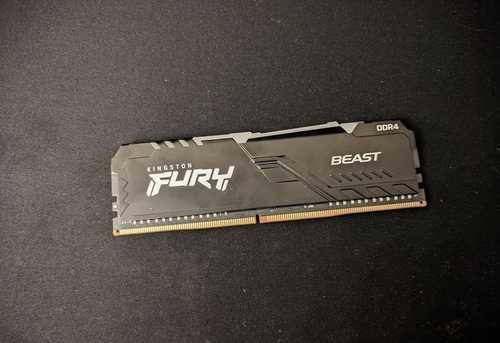 Оперативная память Kingston hyperx fury RGB 8gb