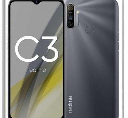 Смартфон Realme C3 3\64GB. Серый
