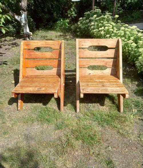 Деревянные раскладные стулья