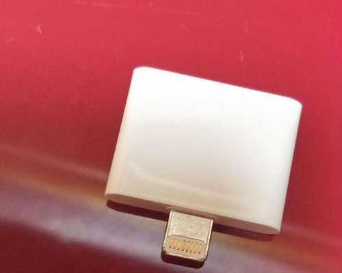 Адаптер Apple Lightning to 30-pin Adapter White