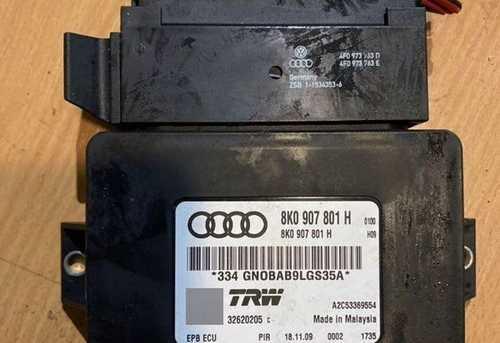 Блок управления стояночным тормозом Audi A4 B8