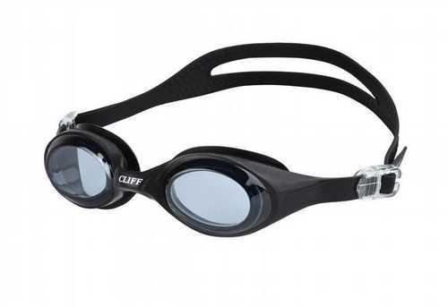 Очки для плавания взрослые cliff G2900, чёрные