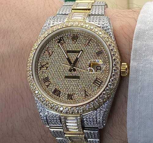 Часы Rolex Datejust Swarovski