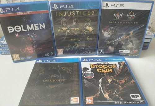 PS4 Dolmen/ Nioh/ InFamous/ Dark Souls/ Injustice