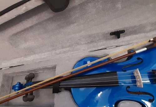 Скрипка antonio lavazza VL-20 BL4/4 синий металлик