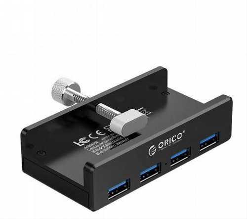 Хаб USB 3.0 orico MH4PU на 4 USB 3.0 с клипсой