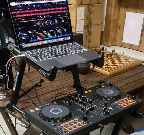 Контроллер Pioneer ddj flx4, кр. Decksaver, DJ BAG