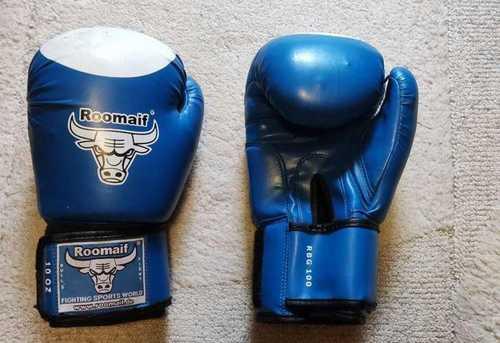 Боксерские перчатки Roomaif RBG-102 Dx Blue 10 oz