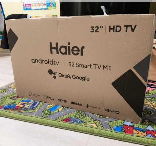 Новый смарт телевизор haier M1 32 дюйма