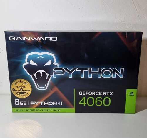 Новая rtx 4060 Gainward Python 2 OC