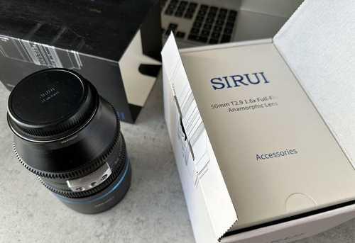 Объектив sirui 50mm T2.9 Anamorphic RF Mounth