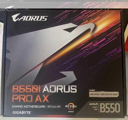 Материнская плата gigabyte B550I aorus PRO AX