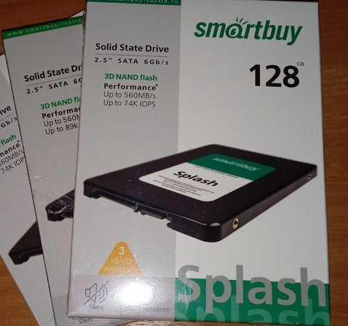 Новые SATA SSD диски Smartbuy Splash на 128Gb