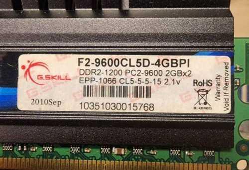 Оперативная память G.Skill F2-9600CL5D-4gbpi 8 GB