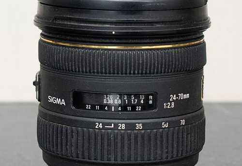 Sigma 24-70mm F2,8 HSM Canon