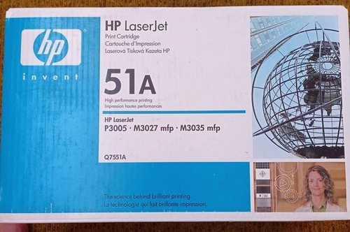 Тонер для принтера HP LaserJet 51A