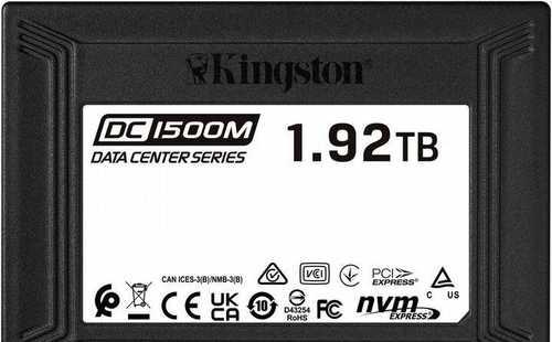 SSD накопитель Kingston DC1500M sedc1500M/1920G 1