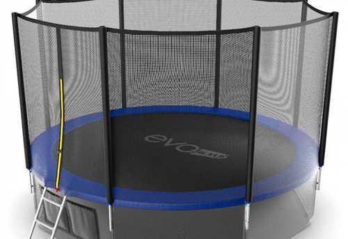 Батут EVO jump External 12ft (Blue) + Lower net