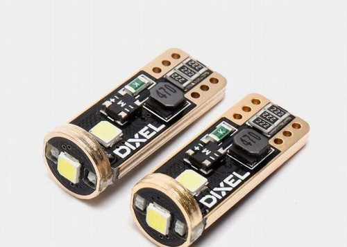 Светодиодные лампы Dixel (W5W) T10 3 SMD 5000k 2шт