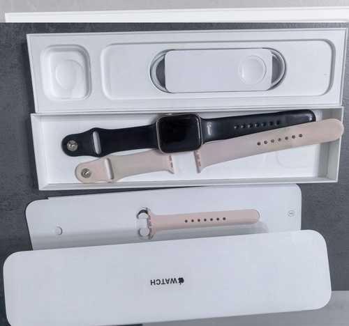 Ремешок apple watch se Gold Aluminum Case 44 мм