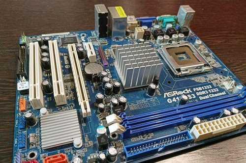 Материнская плата ASRock G41M-S3 (Сокет: LGA775)